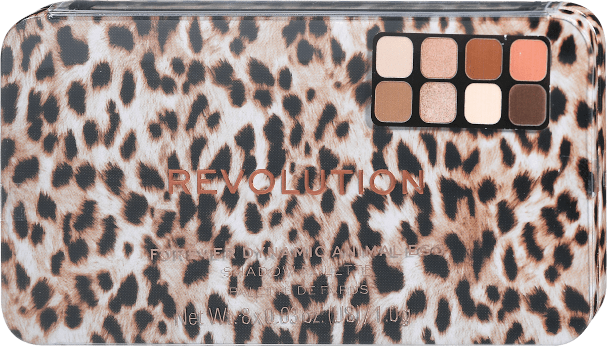 REVOLUTION Палитра сенки за очи Animal Ego, 8 цвята, 8 g | dm България