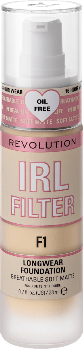 REVOLUTION Течен фон дьо тен Irl Filter – F1, 23 ml | dm България