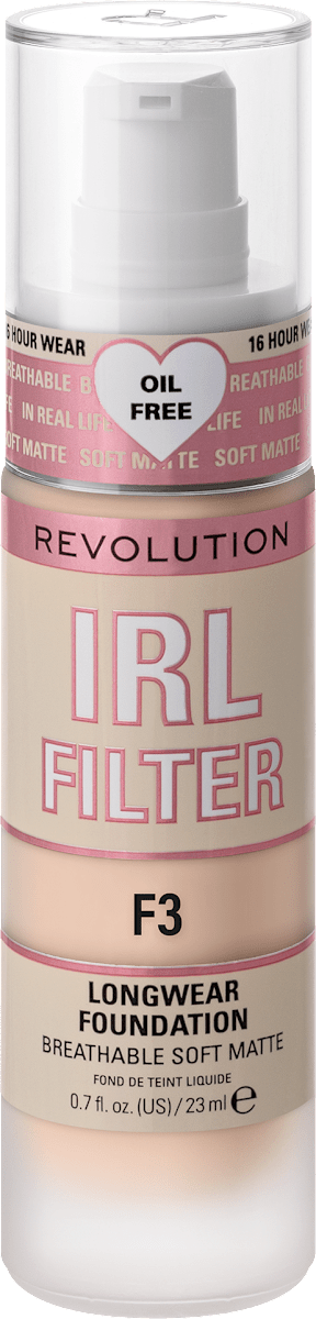 REVOLUTION Irl Filter tekući puder – F3, 23 ml | dm.hr