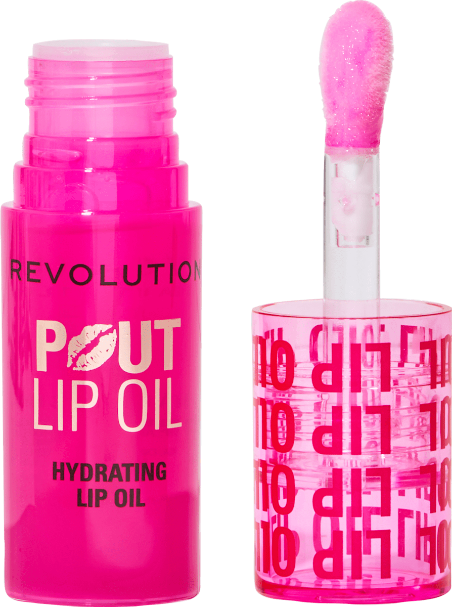 REVOLUTION Lippenöl Pout Lip Oil, Raspberry Pink, 4 ml dauerhaft ...
