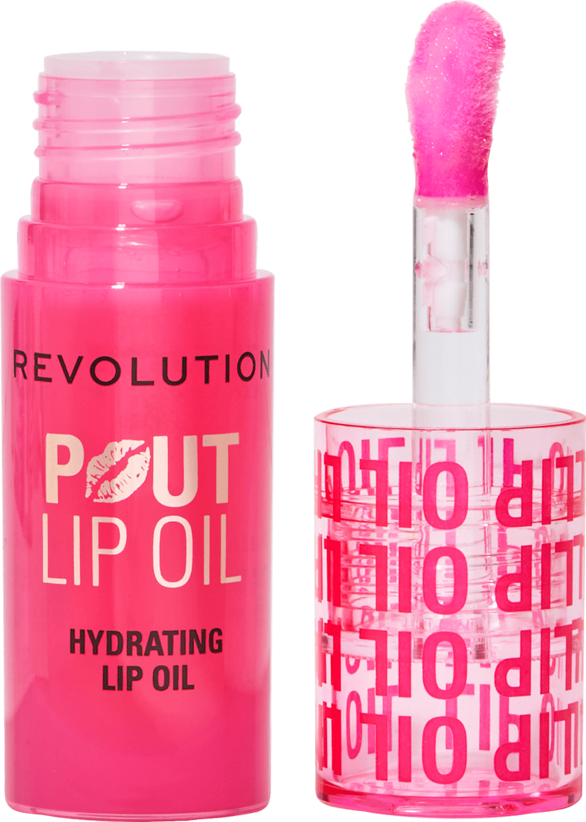 REVOLUTION Lippenöl Pout Lip Oil, Watermelon Pink, 4 ml dauerhaft ...