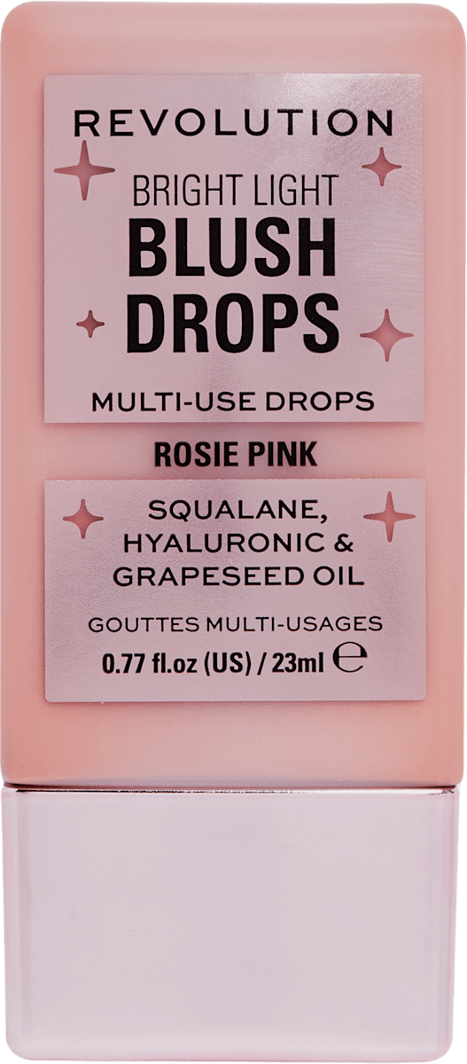 REVOLUTION BRIGHT LIGHT BLUSH DROPS tečno rumenilo - Rosie Pink, 1 kom ...