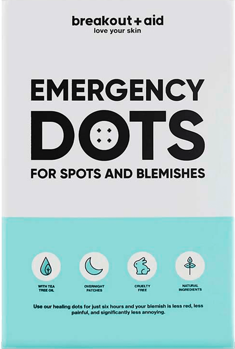 breakout+aid náplasti na akné s tea tree, 72 ks | dm.cz