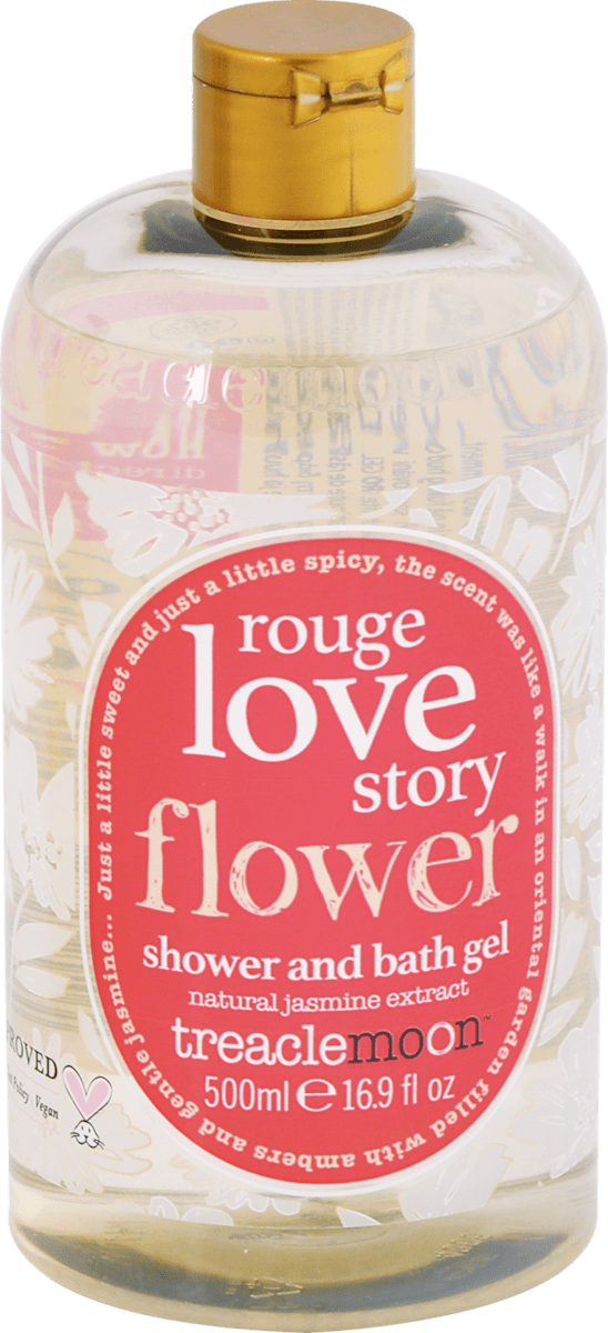 treaclemoon Sprchovací a kúpeľový gél rouge love story flower, 500 ml ...