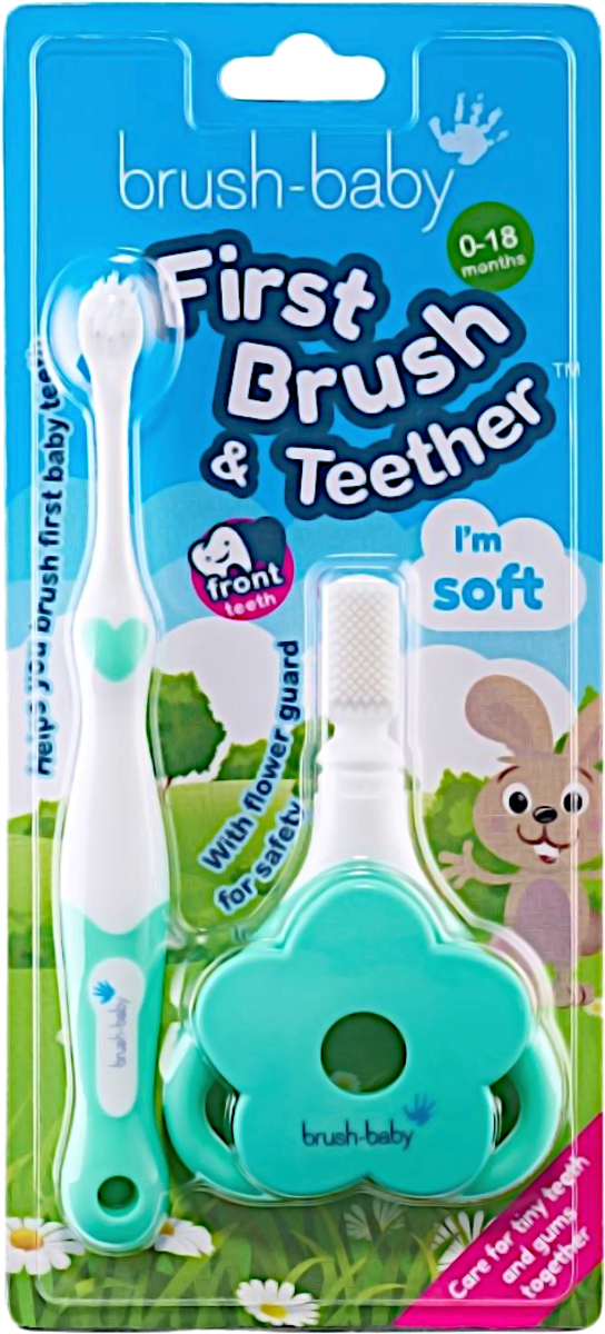 brush-baby Prima periuță de dinți și prima suzetă, 1 buc | dm.ro