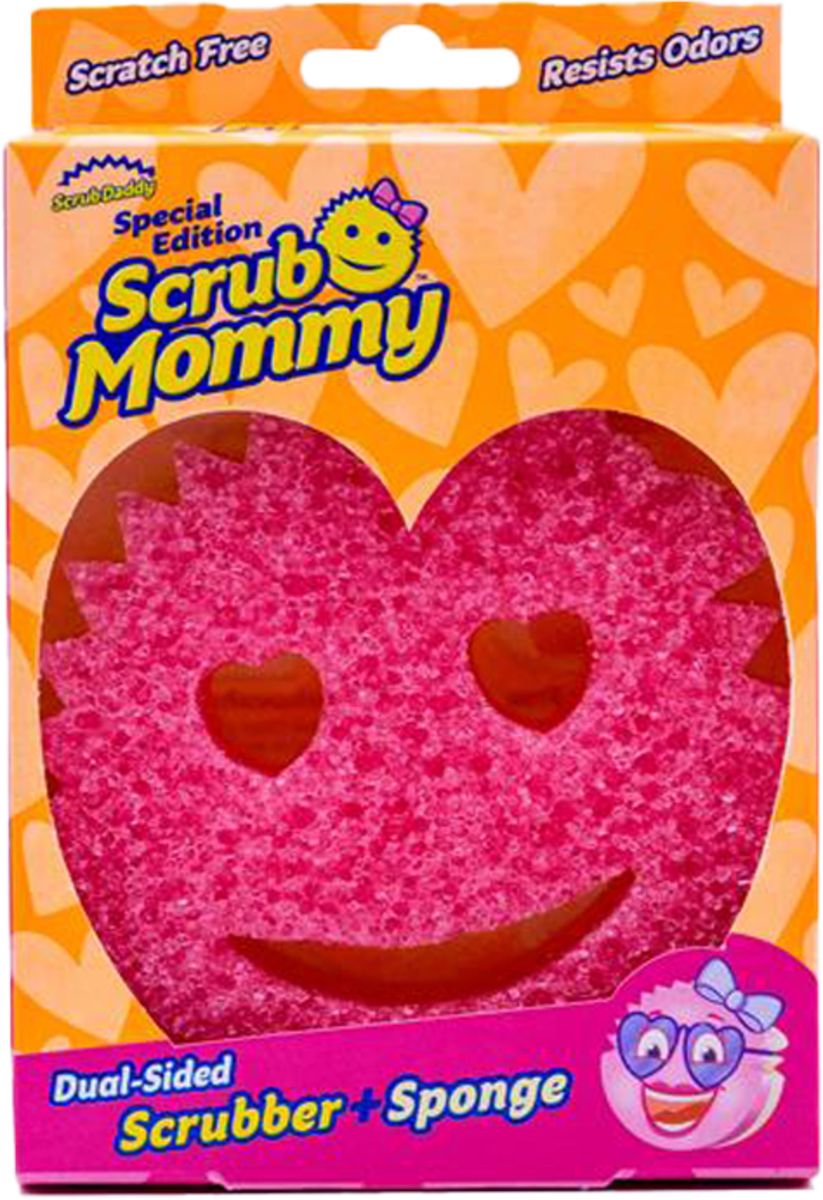Scrub Daddy Abrazívna hubka Scrub Mommy Heart, 1 ks | mojadm.sk