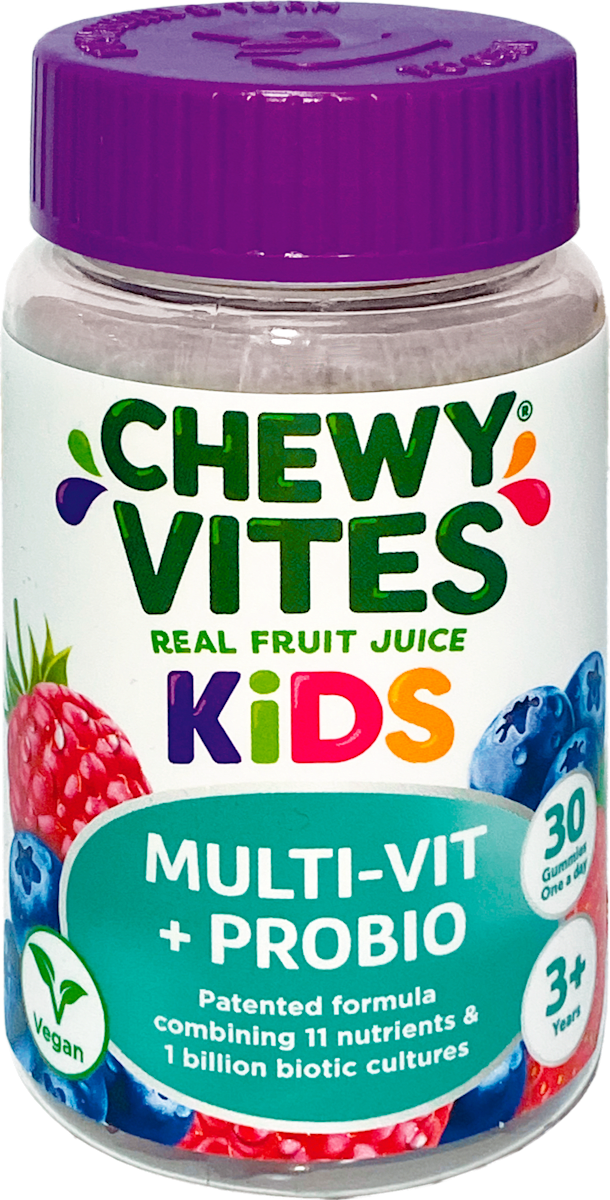 CHEWY VITES Kids MULTI-VIT + PROBIO voćne gumene bombone za decu, 3 ...