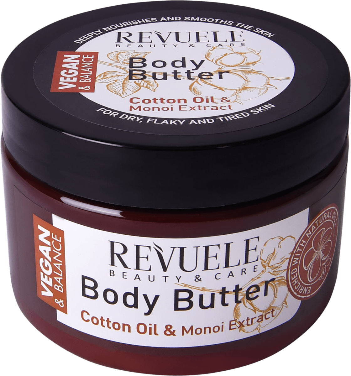 REVUELE Puter za telo, Cotton Oil & Monoi Extract, 360 ml | dm.rs