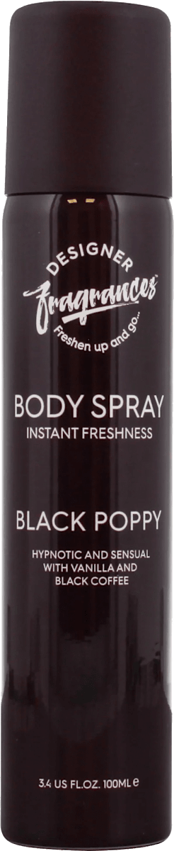 DESIGNER fragrances Freshen up and go… Deodorant spray BLACK POPPY, 100 ...