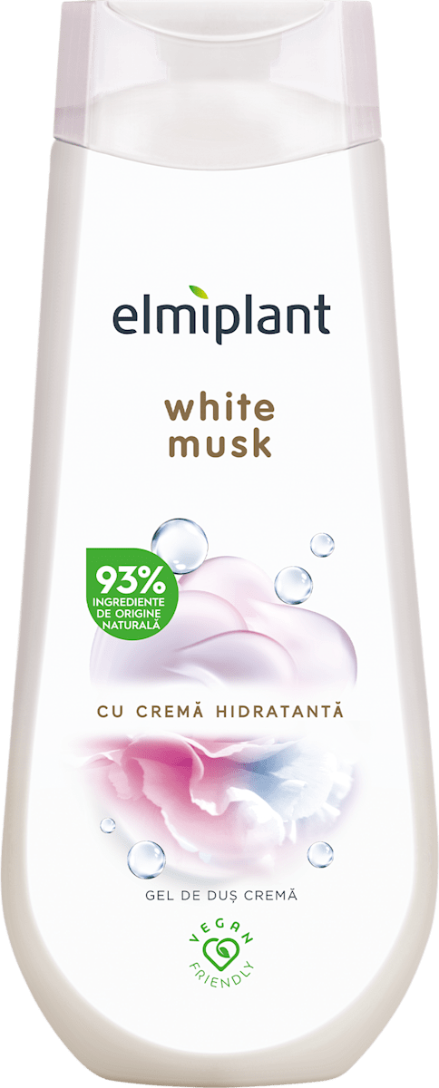 Elmiplant Gel de duș cremă white musk, 400 ml | dm.ro