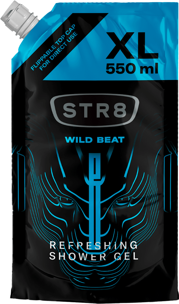 STR8 WILD BEAT XL gel za tuširanje Doypack, 550 ml | dm.rs