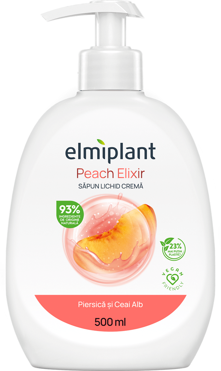 Elmiplant Săpun lichid Peach Elixir, 500 ml | dm.ro
