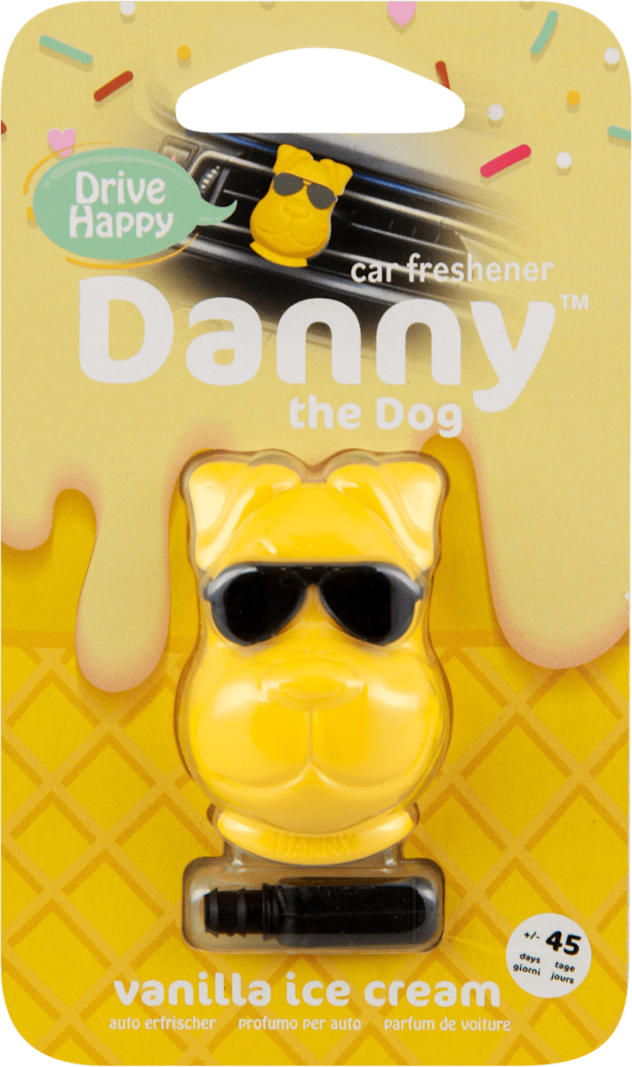 Danny the Dog Osveživač za auto - vanilla ice cream, 1 kom | dm.rs
