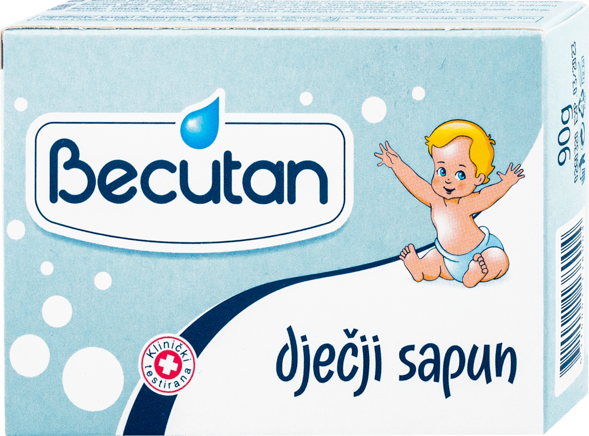 Becutan Baby toaletni sapun, 90 g | dm Bosna i Hercegovina