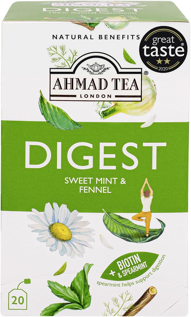AHMAD TEA Digest čaj – menta i komorač, 20 vrećica, 30 g | dm Bosna i ...