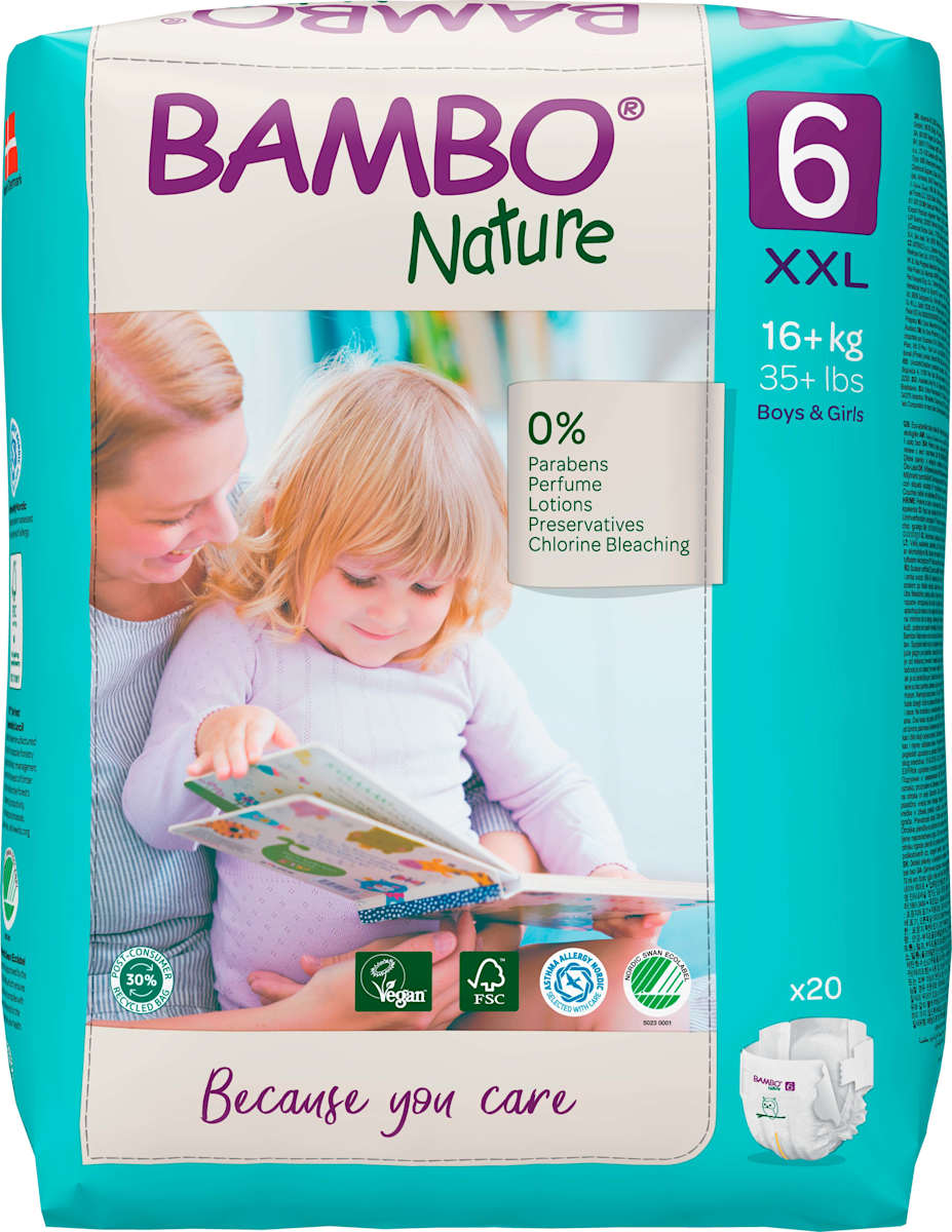 Bambo Nature Scutece numărul 6, 20 buc | dm.ro
