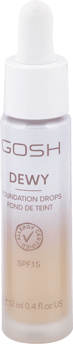 GOSH Make-up DEWY drops - 002 Porcelain, 12 ml | mojadm.sk