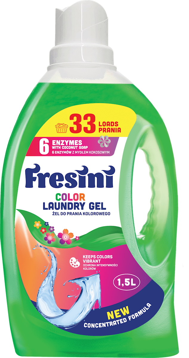 Fresini Żel do prania Color skoncentrowana formuła, 1,5 l kupuj w ...
