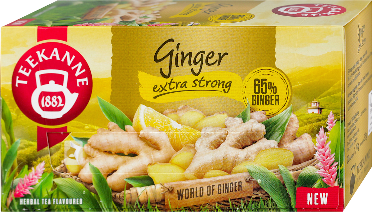TEEKANNE Ginger extra strong - čaj, 20 kom | dm.rs