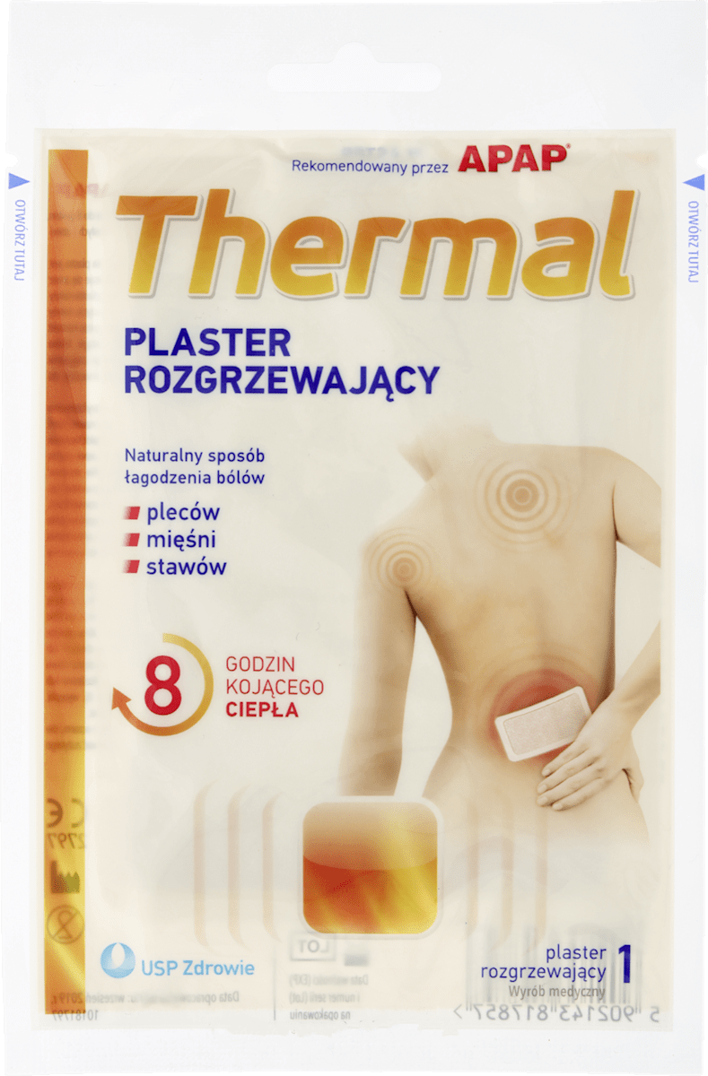 USP ZDROWIE Plaster rozgrzewający APAP Thermal, 1 szt. kupuj w zawsze ...