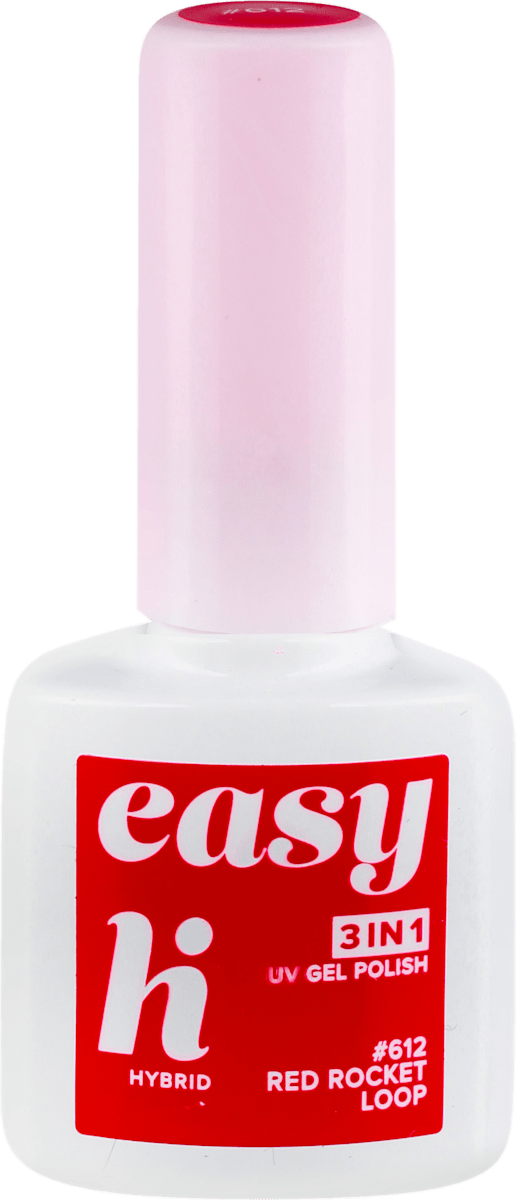 hi Hybrid easy 3u1 UV gel lak - 612 Red Rocket Loop, 5 ml | dm.rs