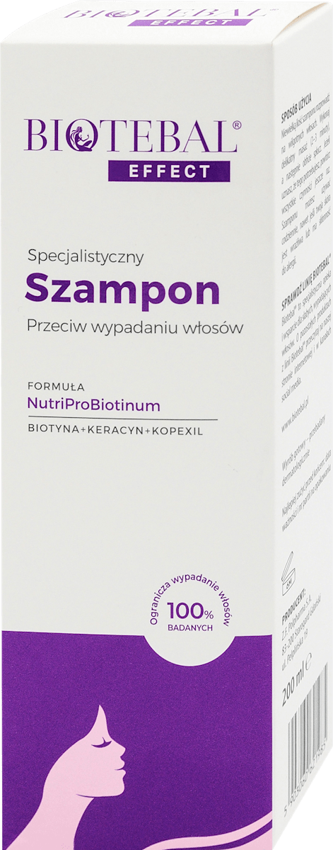 Biotebal Szampon specjalistyczny przeciw wypadaniu włosów, 200 ml kupuj ...