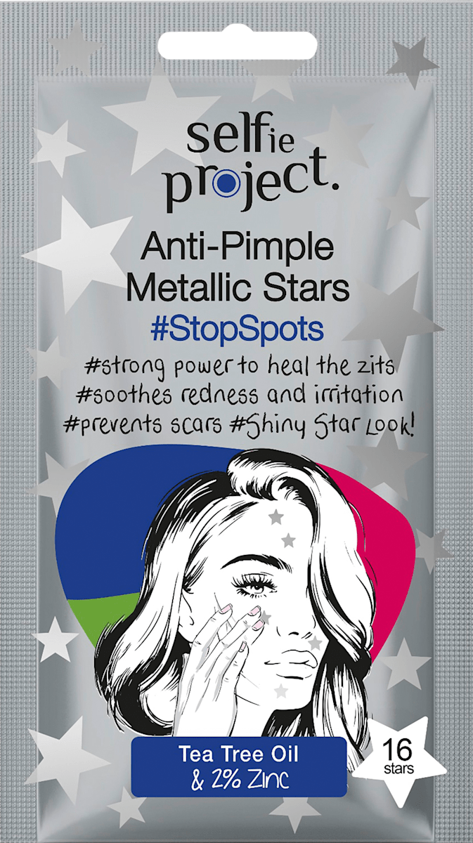 Selfie Project Anti Pickel Patches Metallic Stars, 16 St dauerhaft ...