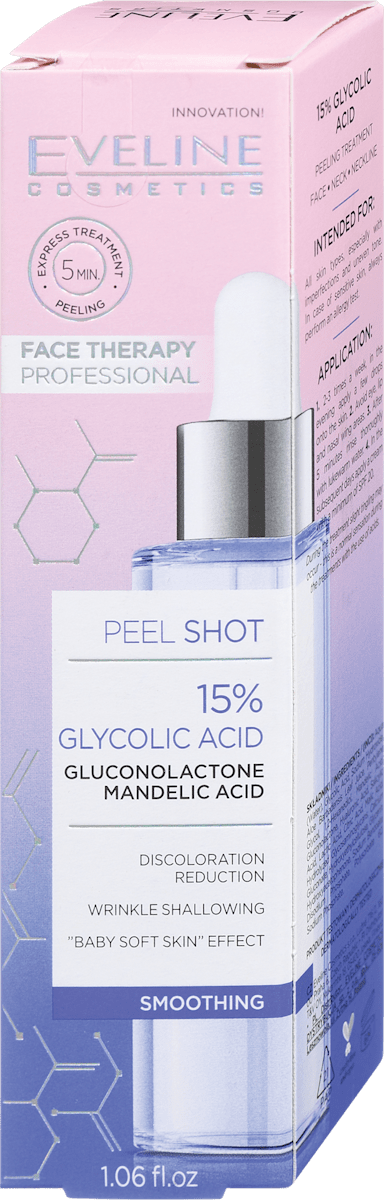 EVELINE COSMETICS Piling za obraz s 15 % glikolne kisline, 30 ml | dm.si