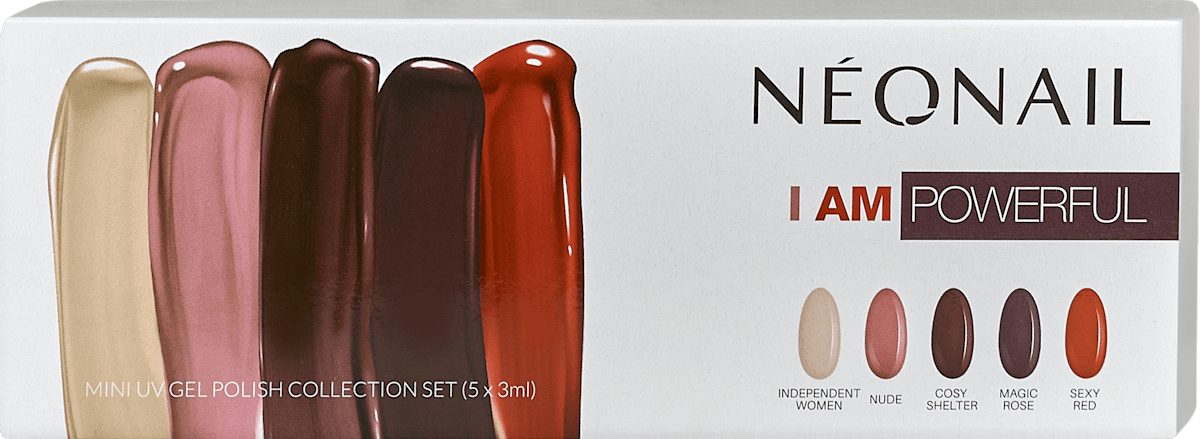 NÉONAIL Súprava UV gél lakov I Am Powerful, 5 ks | mojadm.sk
