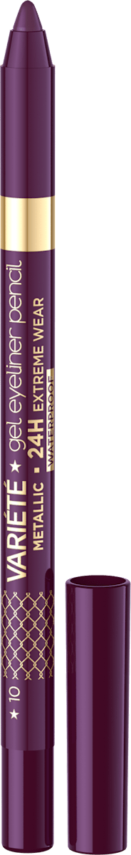 EVELINE COSMETICS Vodoodporni gel svinčnik za oči Variété 24h, 10 Aubergine, 0,3 g | dm.si
