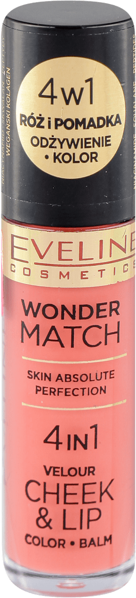 EVELINE COSMETICS WONDER MATCH 4IN1 tečno rumenilo i balzam za usne- 01 ...