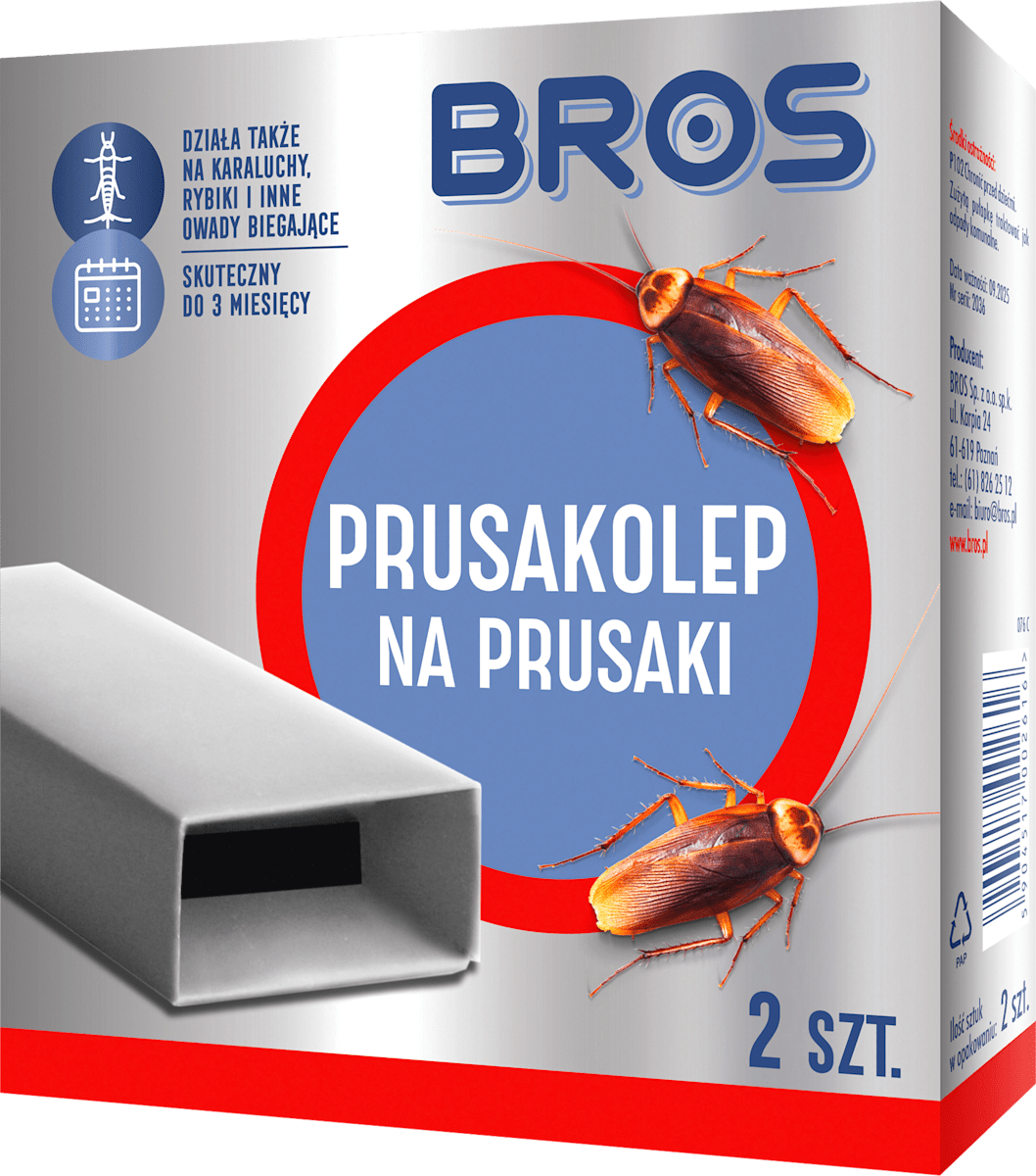 BROS Pułapka na prusaki Prusakolep, 2 szt. kupuj w zawsze korzystnych ...