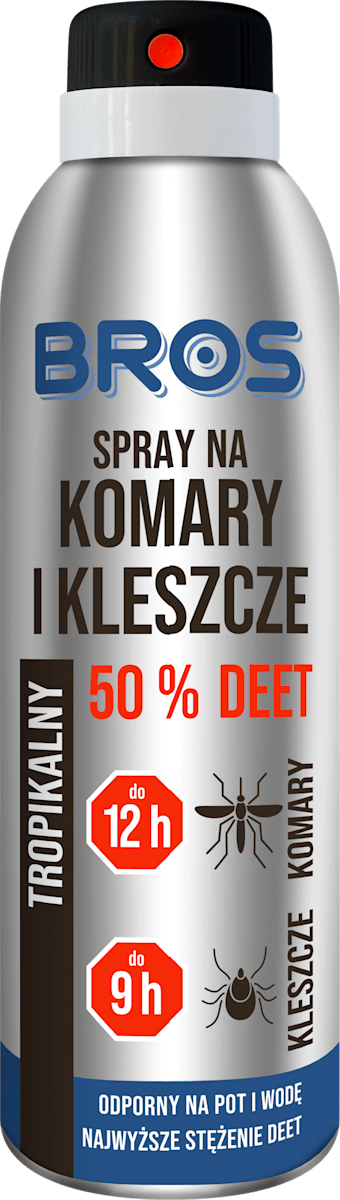 BROS Spray na komary i kleszcze 50% DEET, 180 ml kupuj w zawsze ...
