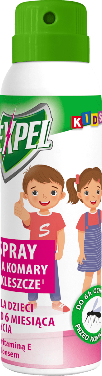 EXPEL KIDS Spray na komary i kleszcze, 90 ml kupuj w zawsze korzystnych ...