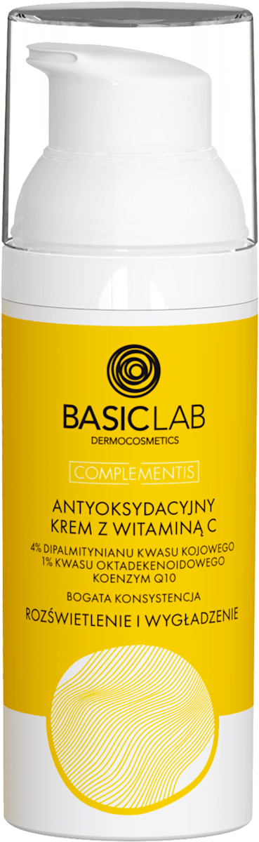 BASICLAB Krem antyoksydacyjny z witaminą C bogata konsystencja ...