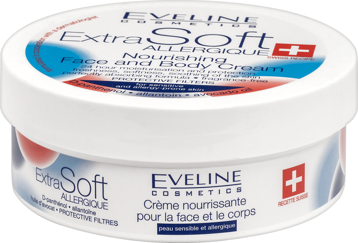 EVELINE COSMETICS Hranljiva krema za obraz in telo Extra Soft ...