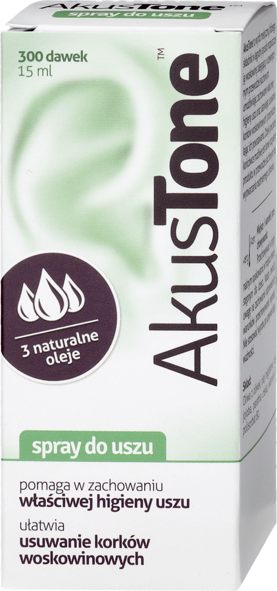 AkusTone Spray do uszu, 15 ml kupuj w zawsze korzystnych cenach | dm