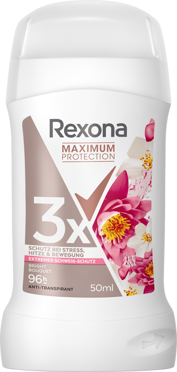 Rexona Antitranspirant Deostick Maximum Protection Bright Bouquet, 50 ...