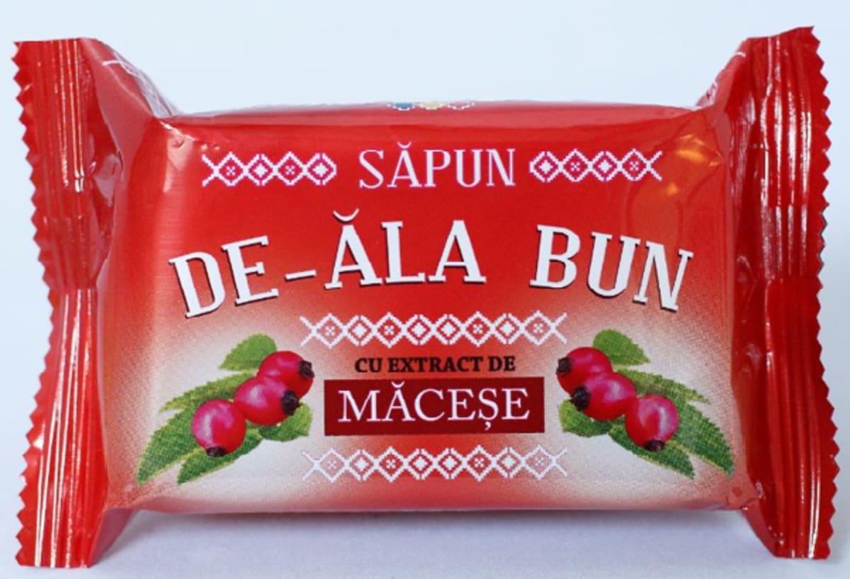 de-ala-bun Săpun solid măceșe, 90 g | dm.ro