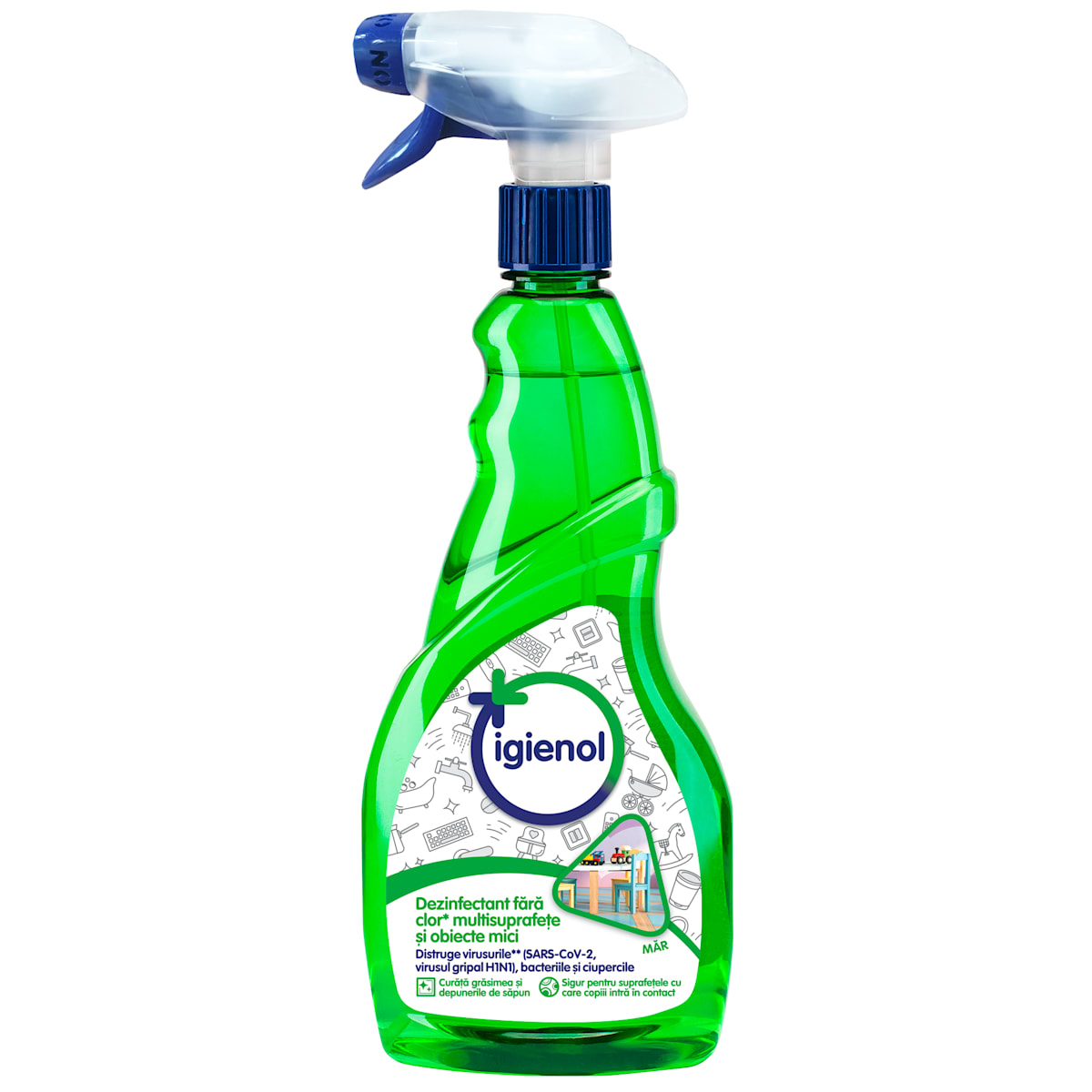 igienol Dezinfectant universal cu Măr Verde, 750 ml | dm.ro