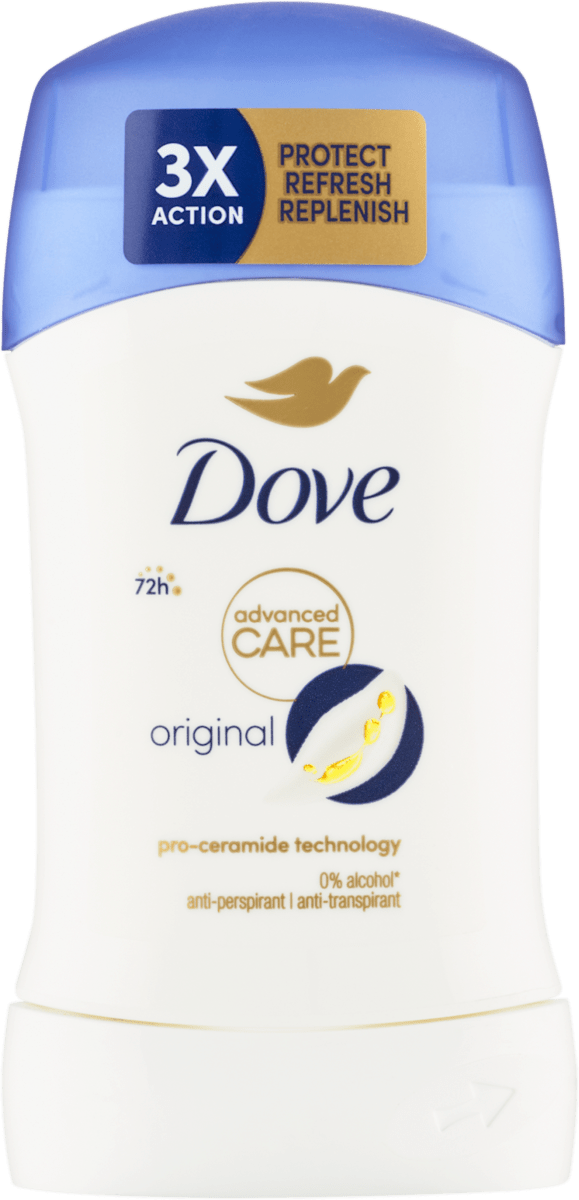 Dove Advanced Care antiperspirant stick Original, 50 ml | dm.cz