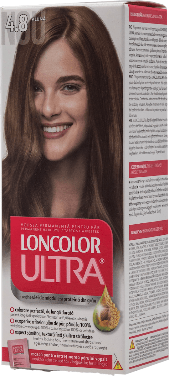 LONCOLOR ULTRA Vopsea permanentă 4.8 alună, 1 buc | dm.ro