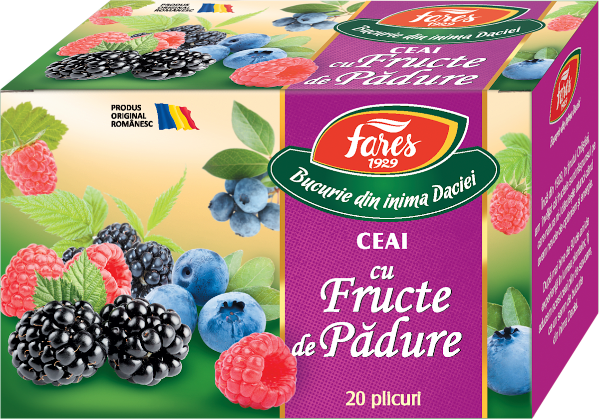 Fares Ceai de fructe de pădure, 20 buc | dm.ro