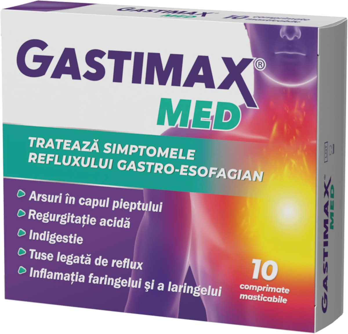 Fiterman Pharma Gastimax Med comprimate masticabile, 1 buc | dm.ro