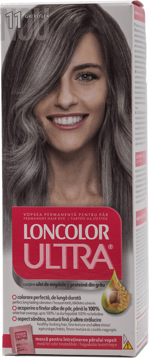 LONCOLOR ULTRA Vopsea permanentă 11 gri reflex, 1 buc | dm.ro
