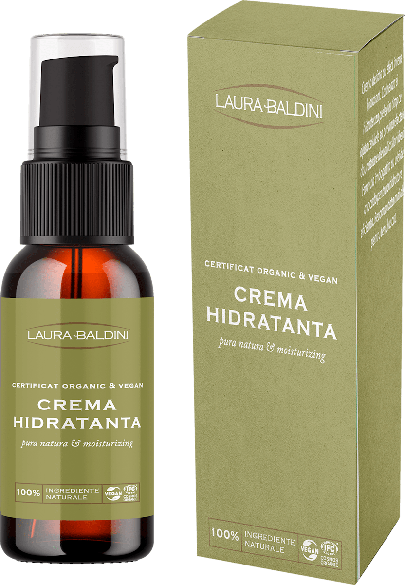 LAURA BALDINI Cremă Hidratantă pentru Față - Pura Natura, 50 ml | dm.ro