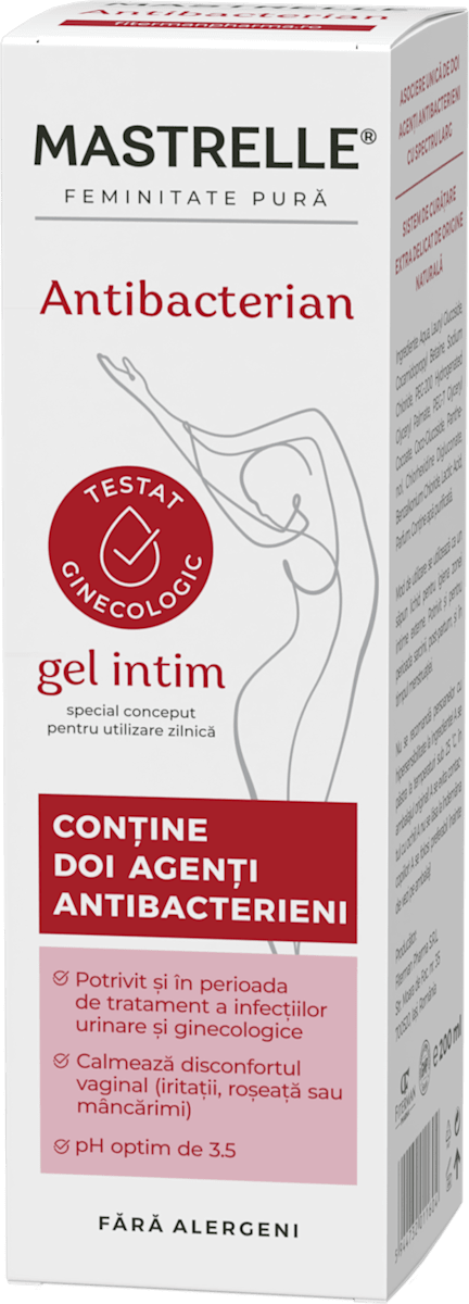 Mastrelle Gel intim antibacterian, 200 ml | dm.ro