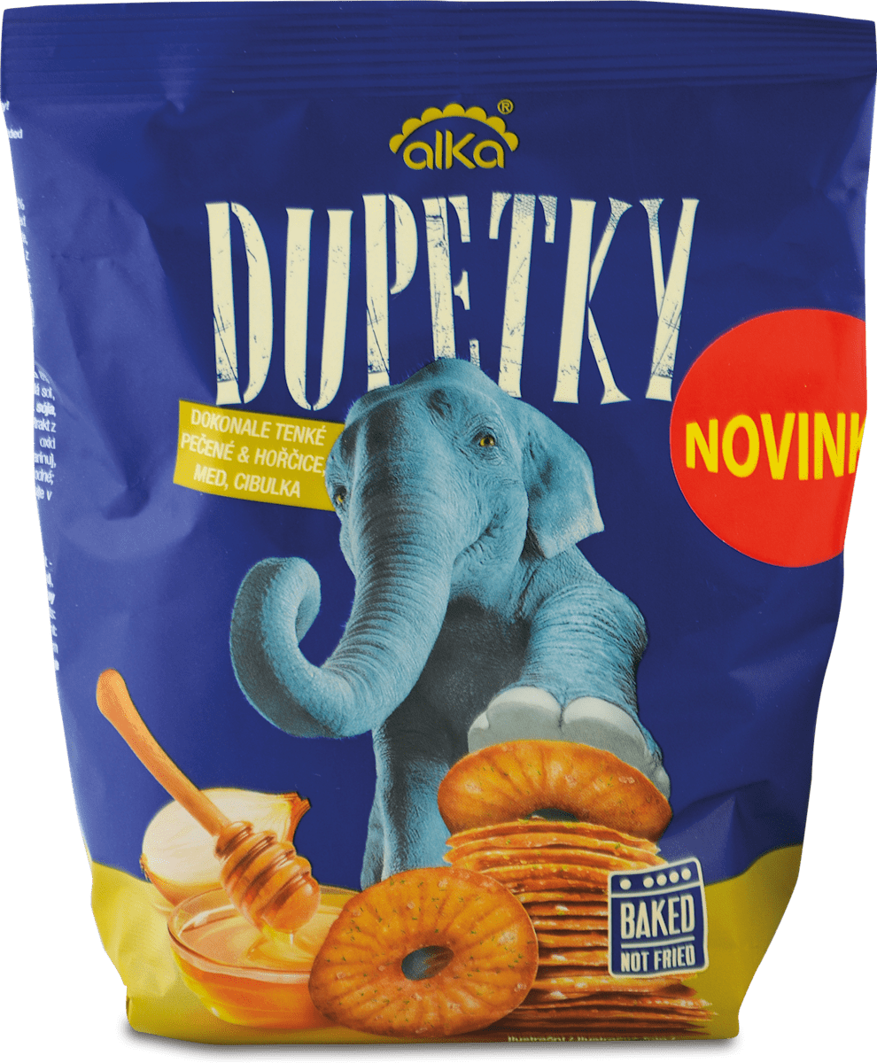DUPETKY Pečené krekry horčica med a cibuľa, 70 g | mojadm.sk