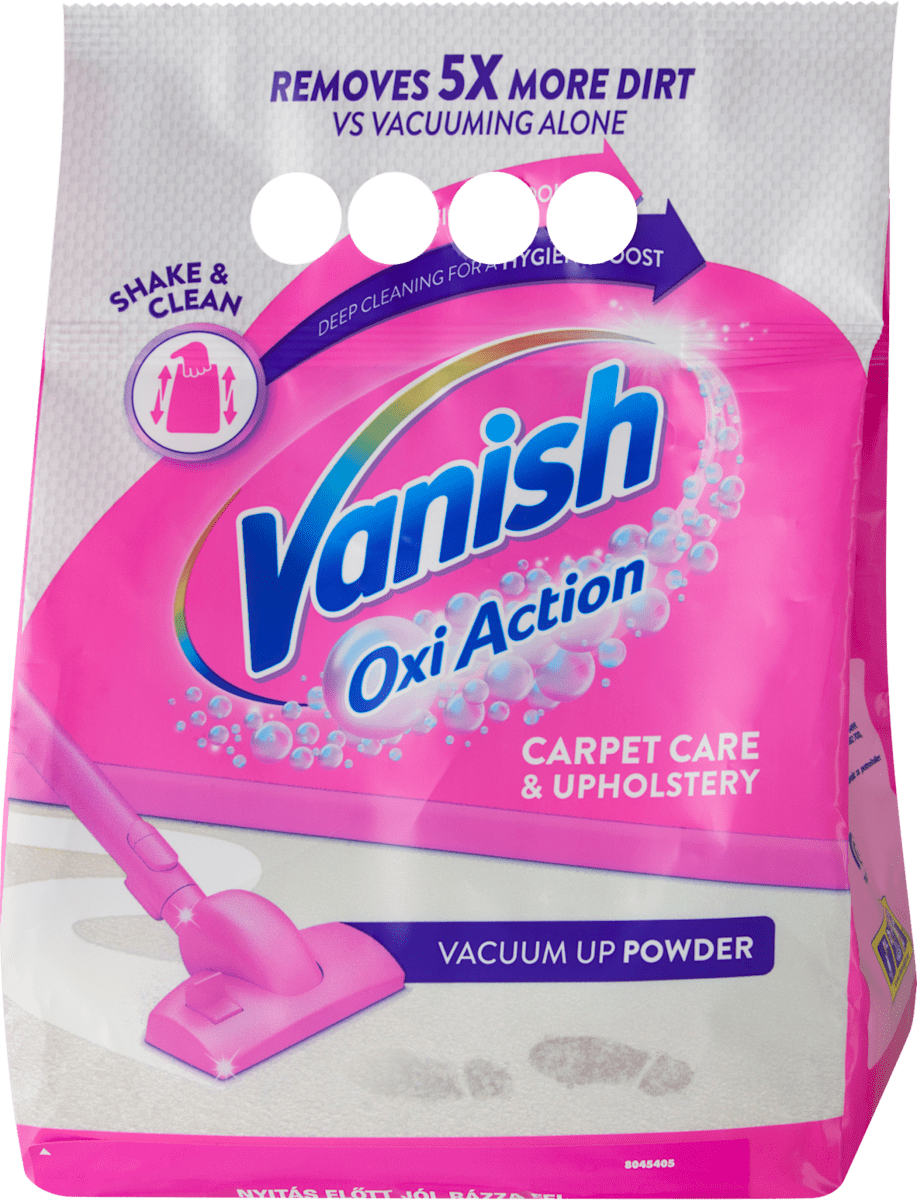Vanish Oxi Action Oxi Action szőnyegtisztító por, 0,65 kg | dm.hu