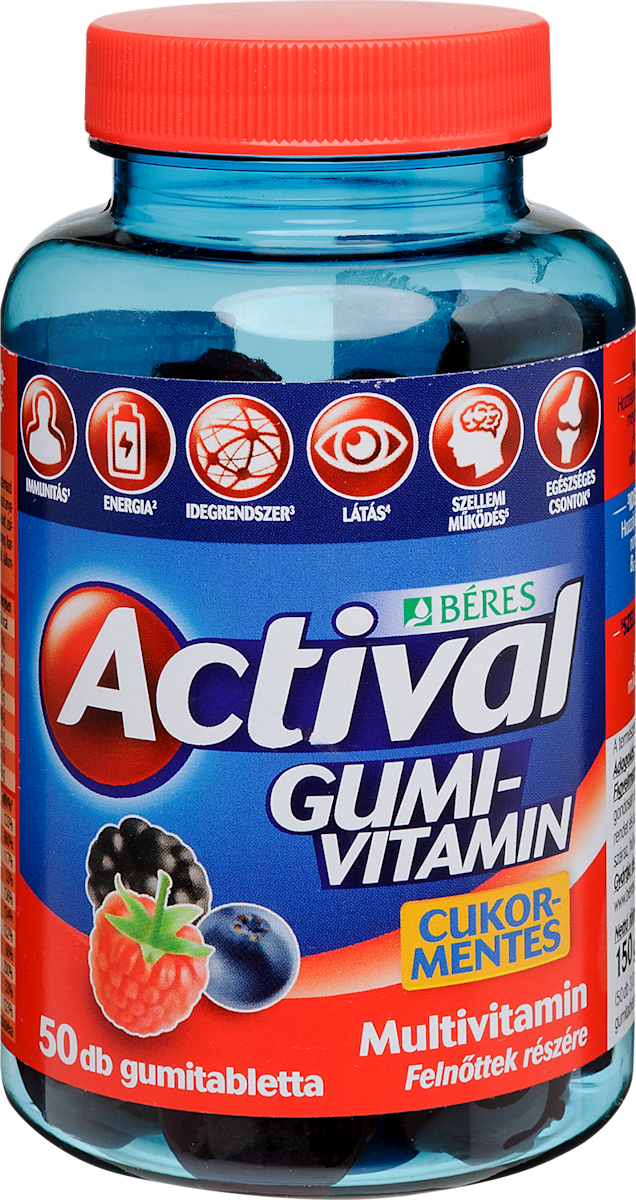 Actival Gumivitamin felnőtteknek, 50 db | dm.hu